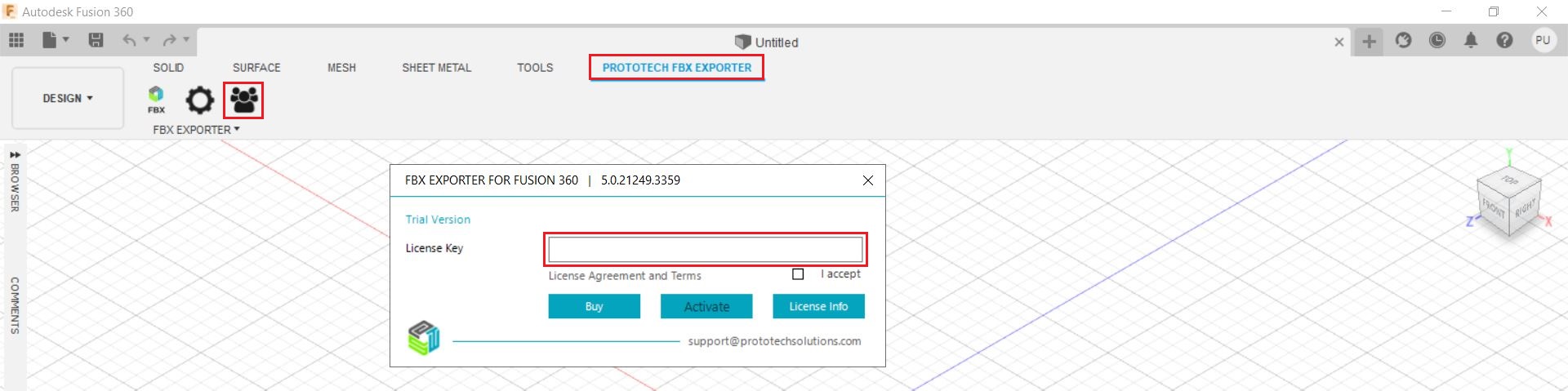 FBX Exporter For Fusion 360 Plugin with updated features - ProtoTech Solutions